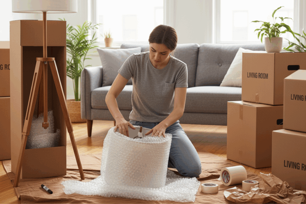How to Pack Lamps for Moving: Protecting Fragile Lighting - Wirks ...